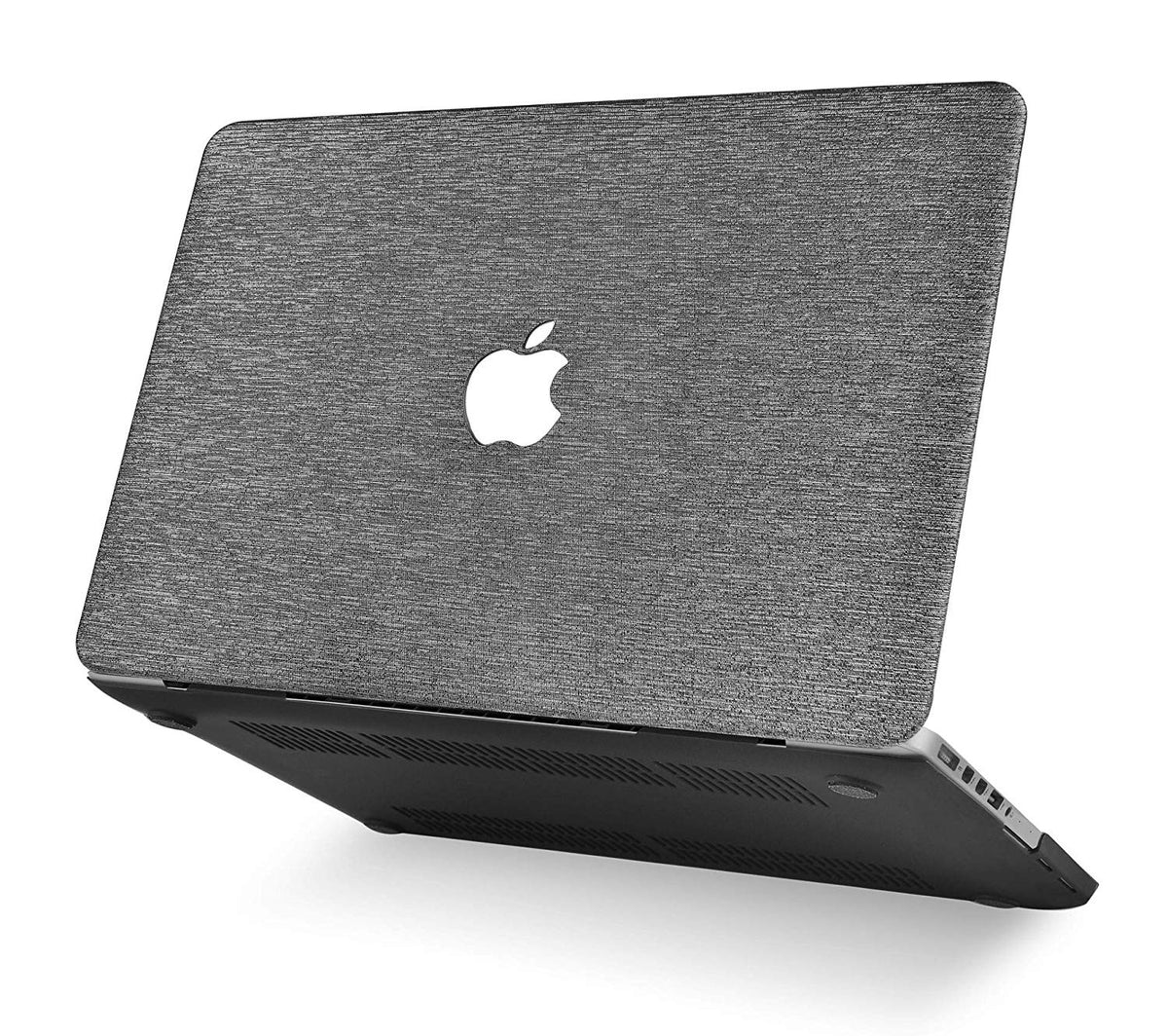 LuvCase Macbook Case - Leather Collection - Silver Grey Leather – Luvcase